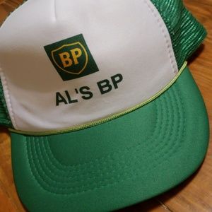 Crown | Accessories | Vintage Als Bp Cap Trucker Hat Retro | Poshmark